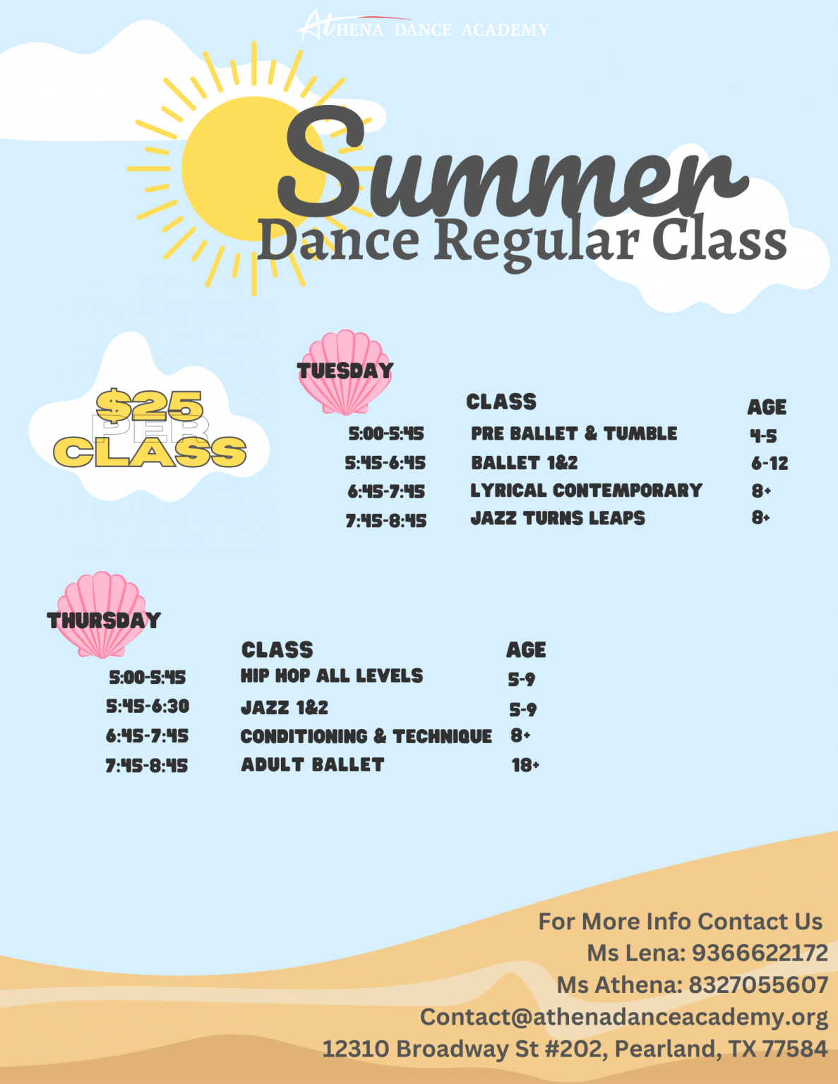 Athena Dance Academy – Dance classes for all ages